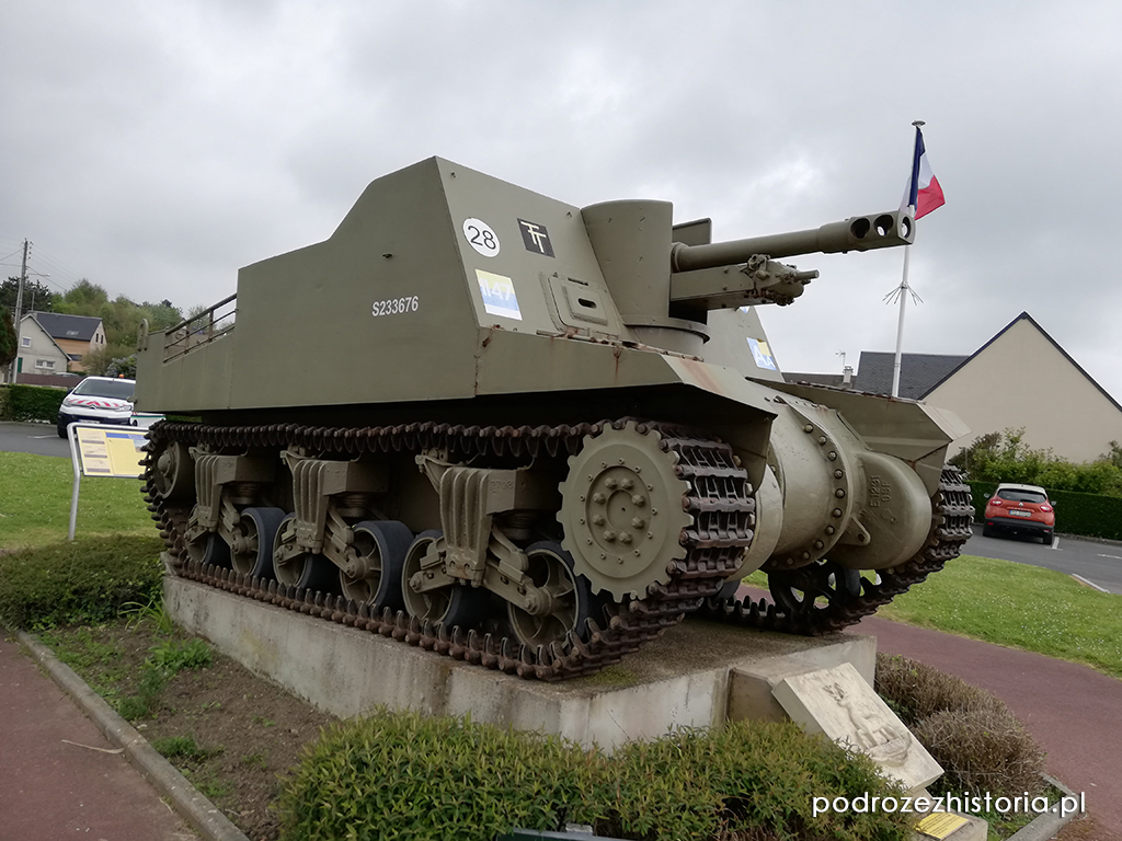 Sexton 25 Pdr SP gun - Podróże z historią - Normandia śladem D-Day