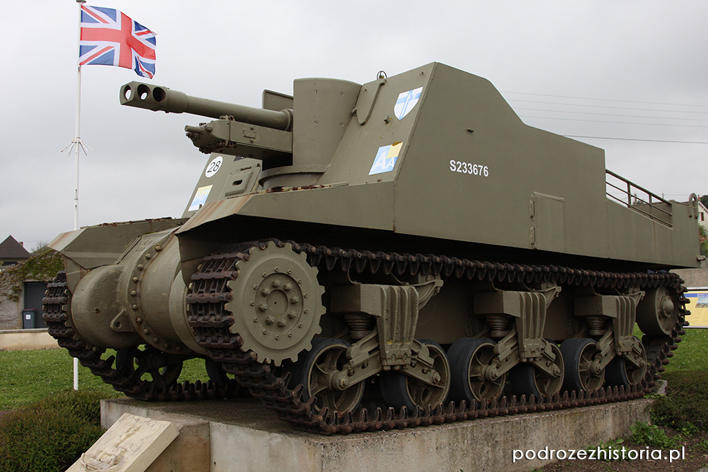 Sexton 25 Pdr SP gun - Podróże z historią - Normandia śladem D-Day